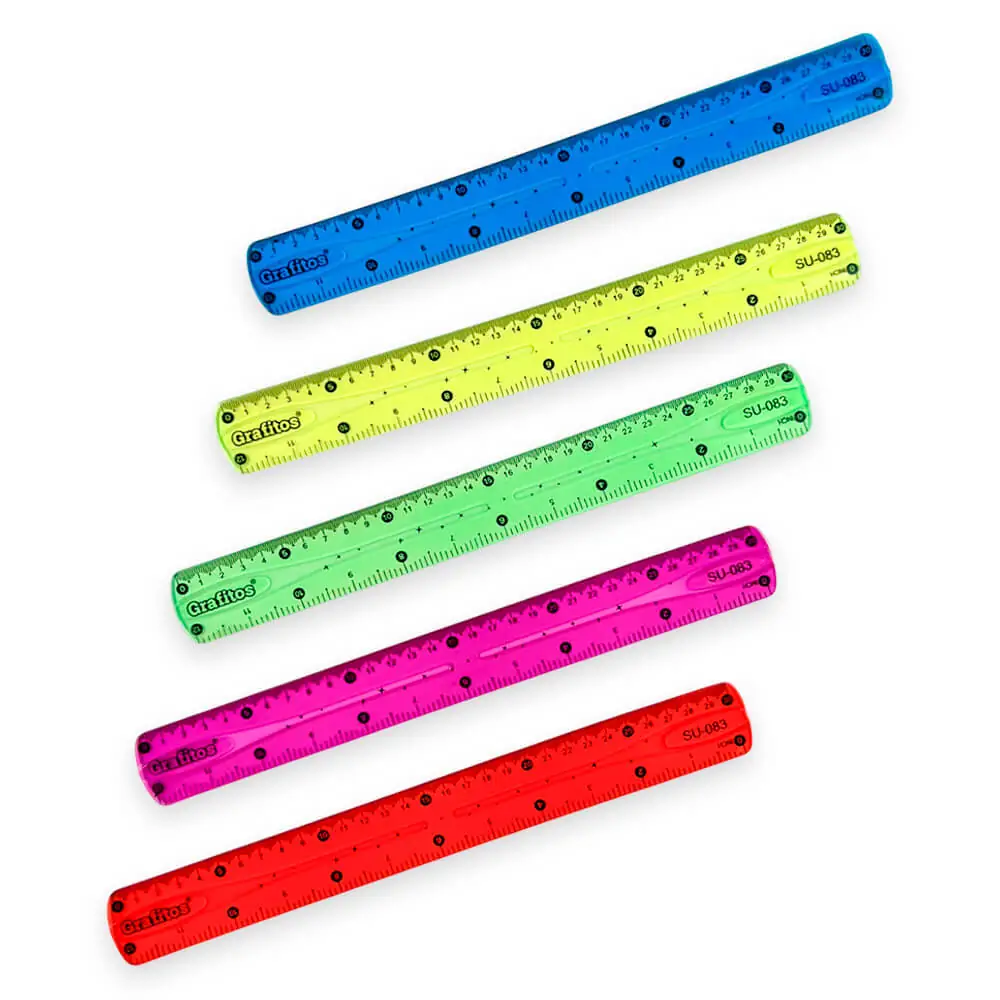 Regla Flexible 30cm Grafitos SU-083 - Grafitos